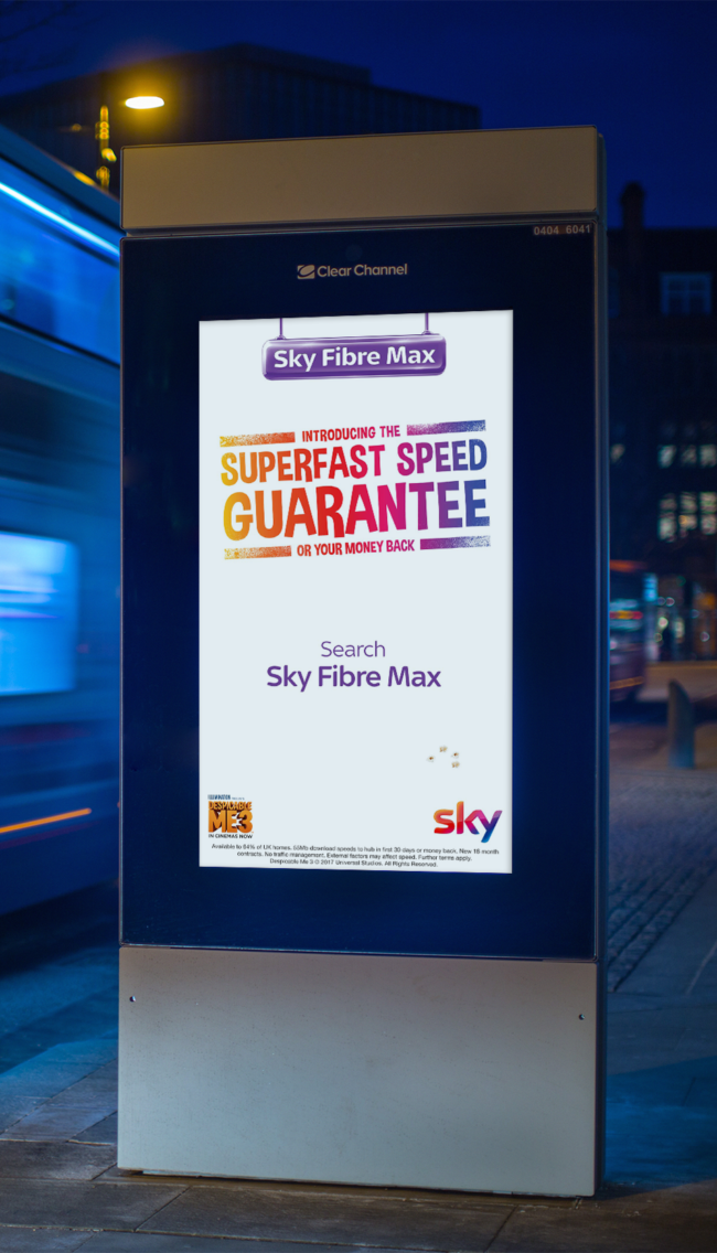 Sky BB D6 & VOD OOH Displays – Online Portfolio