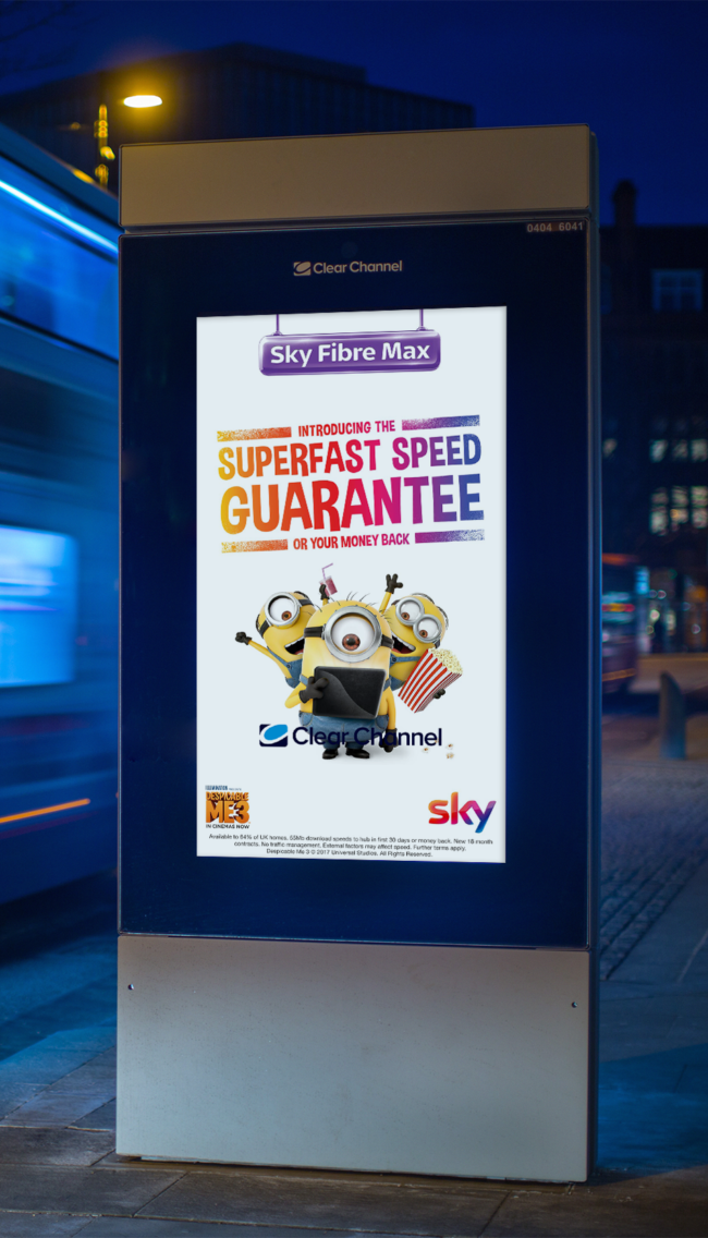 Sky BB D6 & VOD OOH Displays – Online Portfolio